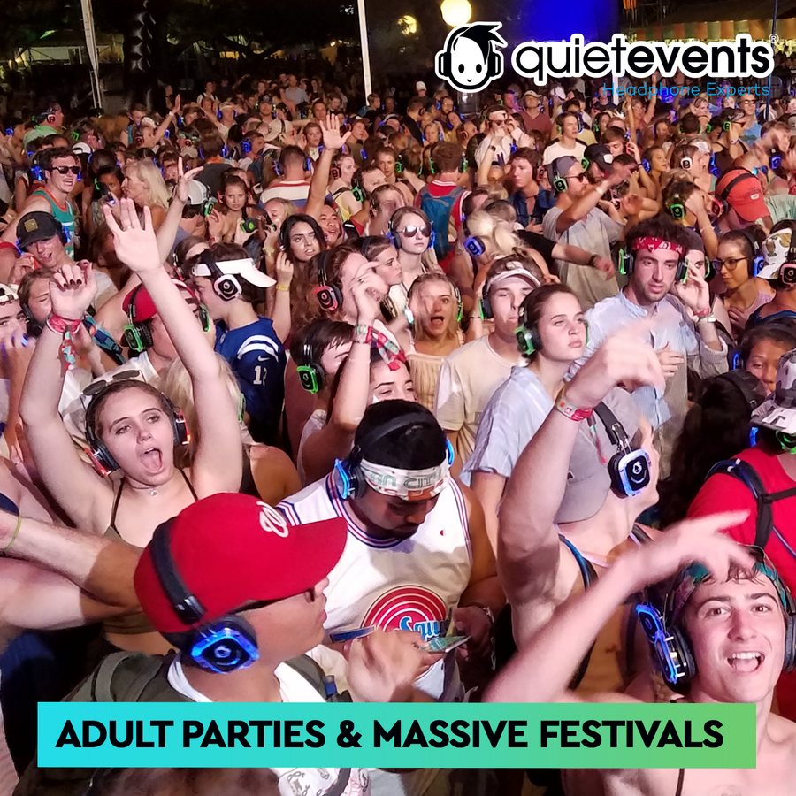 Silent Disco Headphones – Quiet Events Silent Disco